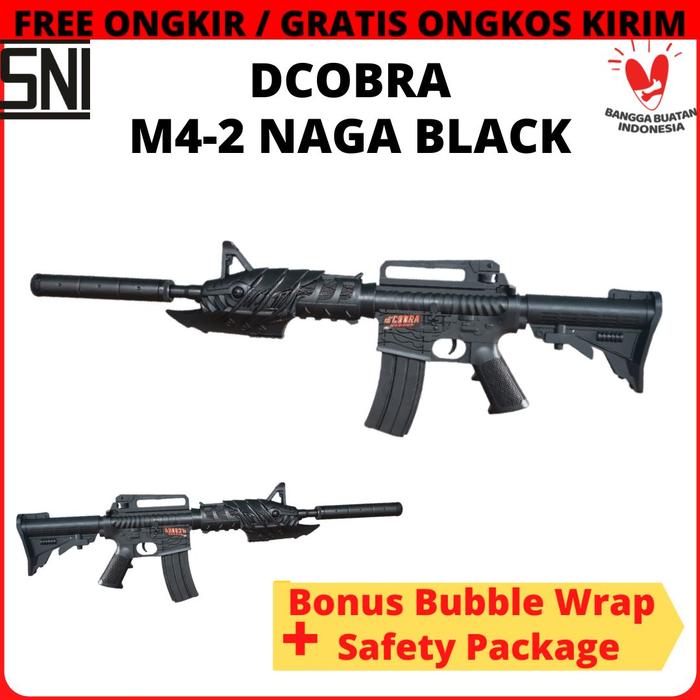 Jual Mainan Tembak Senapan Pistol Kokang Shotgun Dcobra M4-2 - Kab ...
