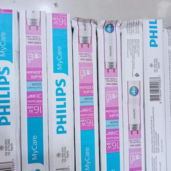 Jual PHILIPS LED TUBE ECOFIT 16W 1200MM T8 TL INDUSTRIAL 765 TERMURAH ...