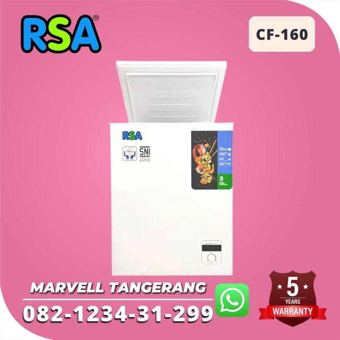 Jual CHEST FREEZER RSA CF 160 KULKAS BOX 150 LITER ORIGINAL - Kab ...