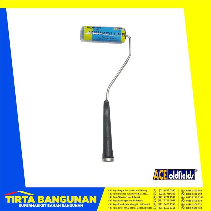 Jual ACE MINIROLLER BUDGET COVER & FRAME SHORT 110MM/ ROLL CAT MINI ...