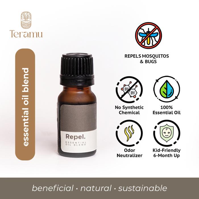 Jual Essential Oil Aromatherapy Diffuser Anti nyamuk/Bug Repel 10ml ...