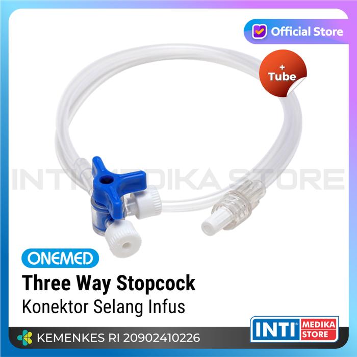 Promo ONEMED - Three Way Stopcock | Konektor Selang Infus 3 Arah ...