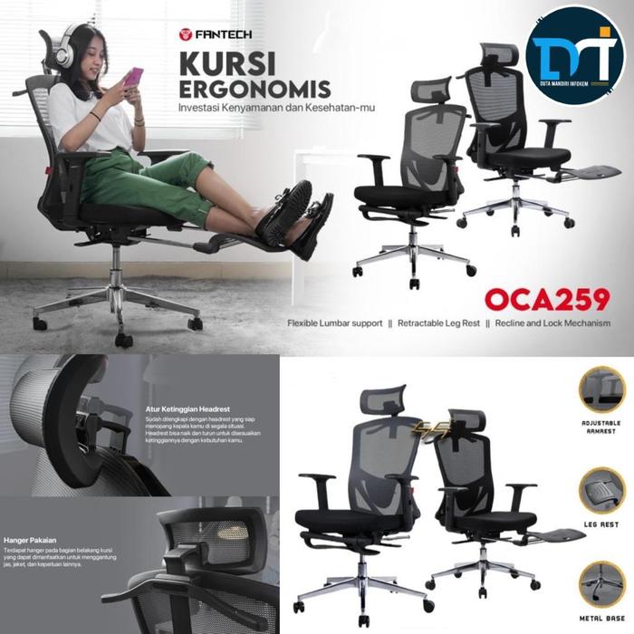 Promo Fantech OCA259 I OC-A259 - Premium Office Gaming Chair I Kursi ...