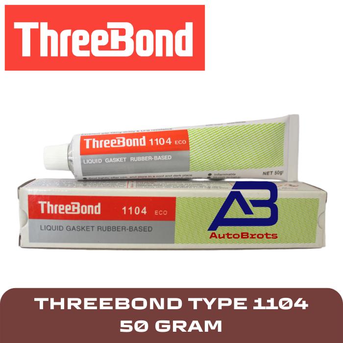 Jual THREEBOND 1104 50gr Lem Gasket Liquid Gasket Rubber Based 50 gram - Kota Surabaya ...