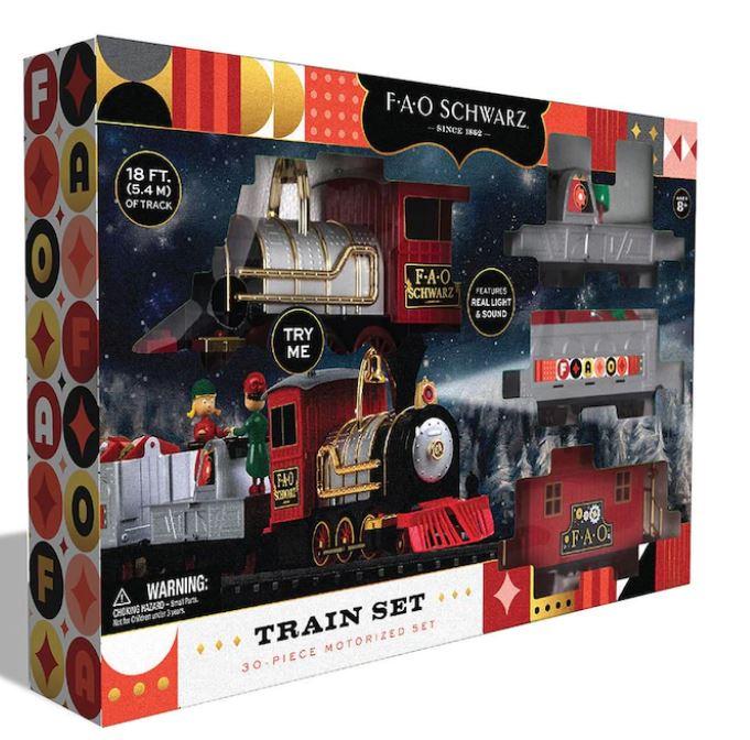 Jual FAO Schwarz - Toy Train Set - 30 Piece Motorised with Sound - Kota ...