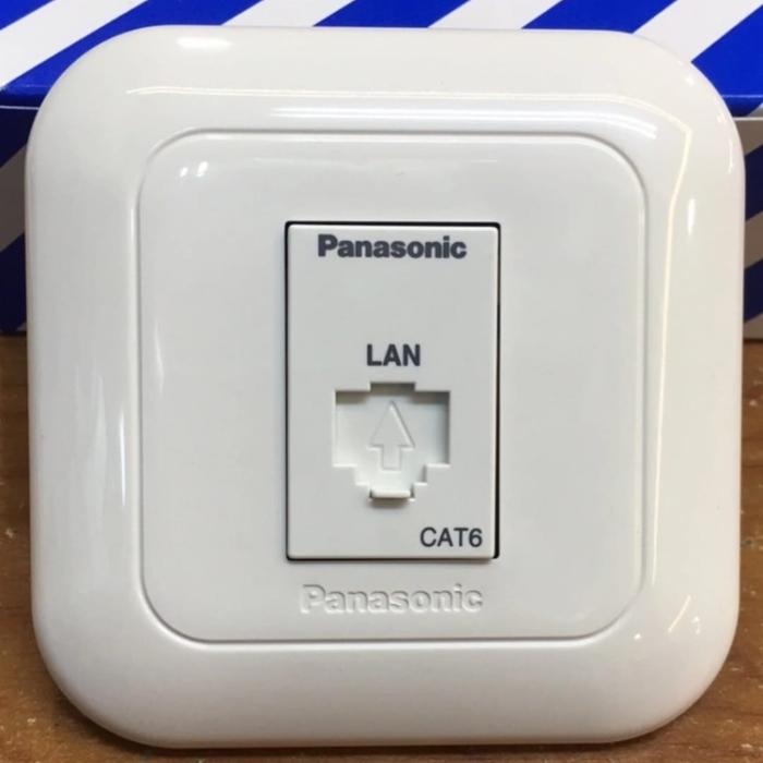 Jual soket data cat 6 cat 5e telpon tv cat5e cat6 panasonic - CAT 6 ...