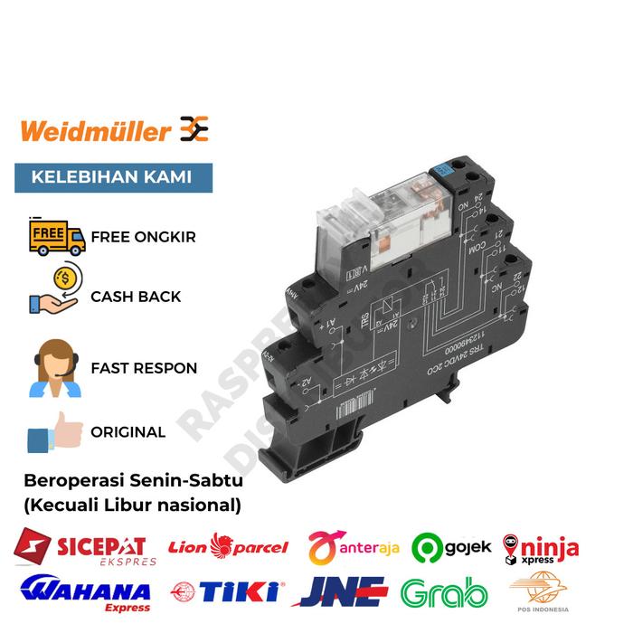 Jual WEIDMULLER TRS 24VDC 2CO RELAY MODULE 1123490000 - Jakarta Barat ...