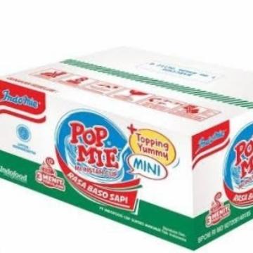 Jual Pop Mie Mini Rasa Baso Sapi 35g 1 Karton isi 24 Pcs - Kota Depok ...