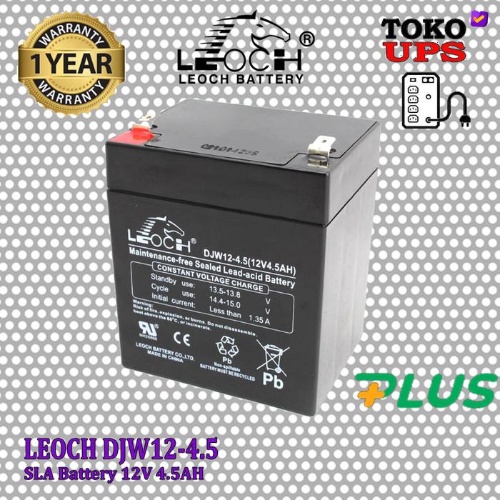 Jual Baterai Leoch 12v 4.5ah Leoch Djw12-4.5 Di Seller Velvet Store - Cengkareng Timur, Kota ...