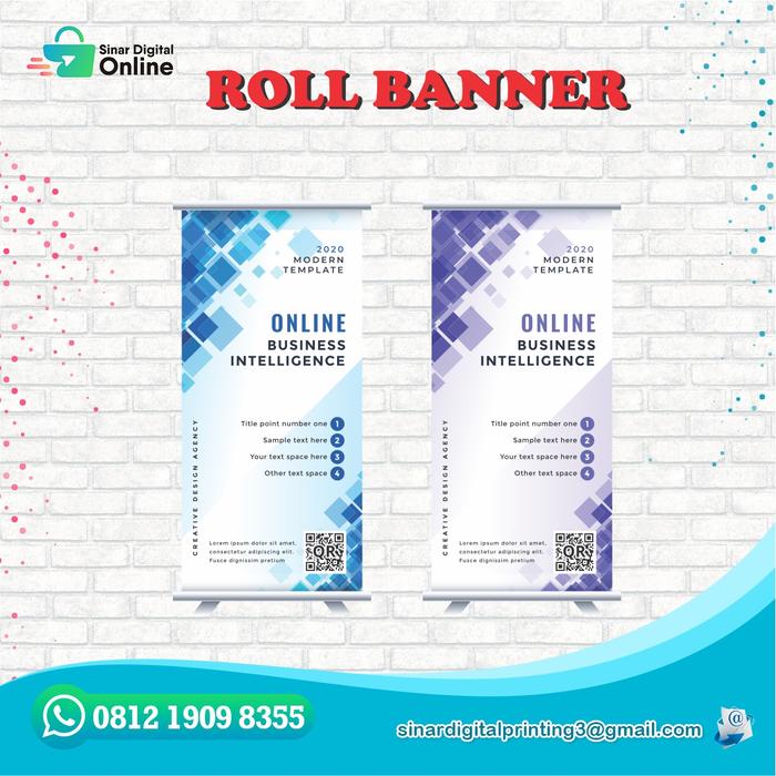 Jual Cetak Roll Up Banner 60 x 160 cm Bahan Flexy - Jakarta Timur - __Sinar Digital Printing ...