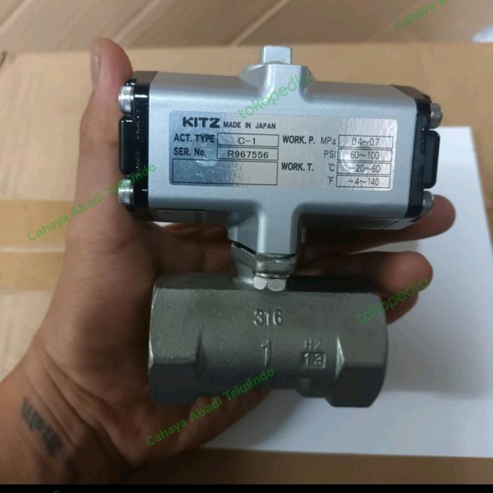 Jual Ball valve stainless kitz actuator 1"inch C-UTE - Jakarta Barat - Cahaya Abadi Teknindo ...