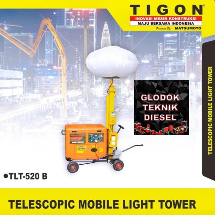 Jual Tower Light 2 x 1000 Watt Tigon TLT 520B Telescopic Mobile Light ...