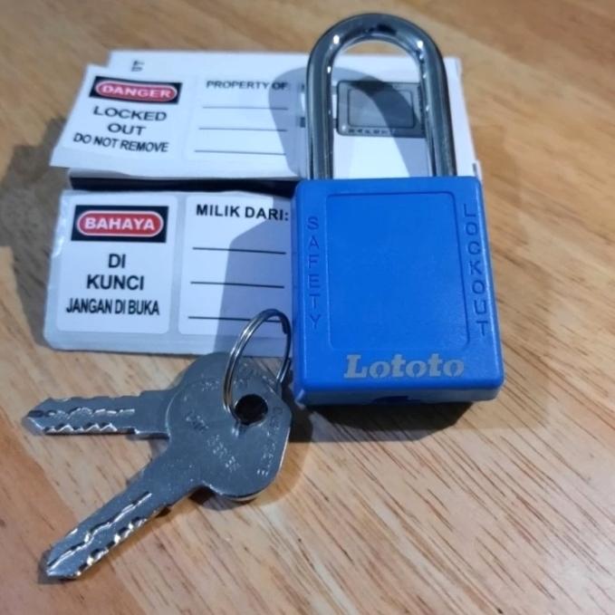 Jual Lototo L410 Blue / Gembok Safety Loto Padlock Safety Lockout ...