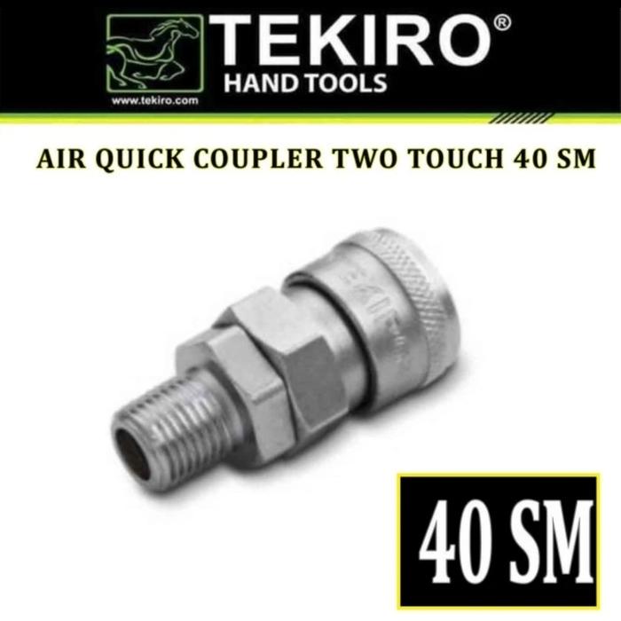 Jual Air Quick Coupler Two Touch 40 SM Tekiro / Coupler 40 SM/ Kopler 40 SM - Kota Tangerang ...