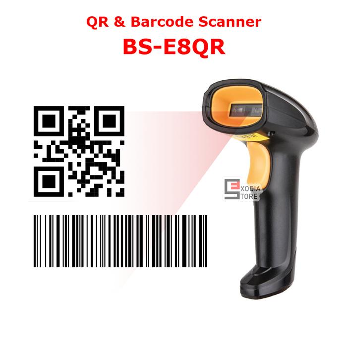 Promo QR And Barcode Scanner IWARE BS-E8QR BS E8QR Scanner Barcode 2D ...