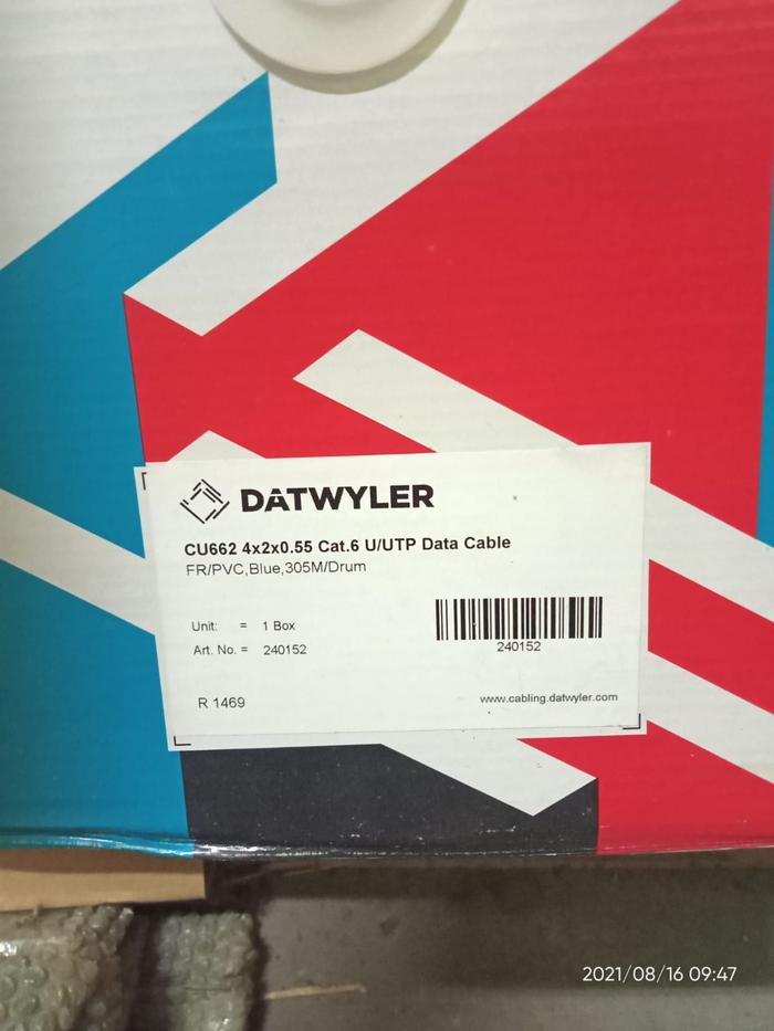 Jual DATWYLER UTP Cat6 Grey - Jakarta Pusat - UTAMA NETWORK | Tokopedia