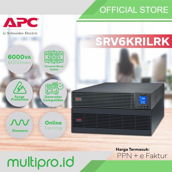 Promo UPS APC SRV6KRILRK Easy UPS SRV 6000VA 6KVA RM 230V Cicil 0% 3x ...