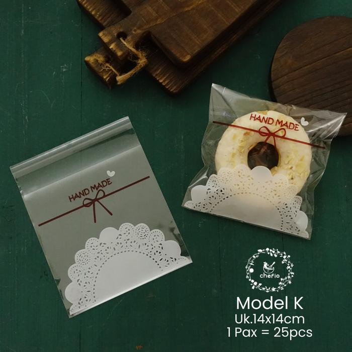 Jual Chefio Plastik Roti Motif /Plastik Kue Cake Roti Tawar Sobek Donut ...