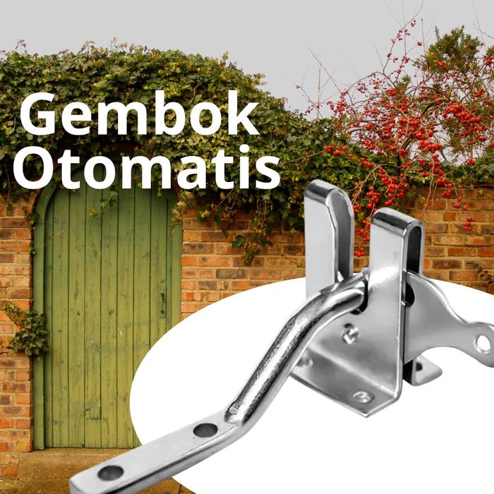 Promo Kunci Selot Pintu Otomatis Bahan Baja Electroplated Untuk Pagar ...