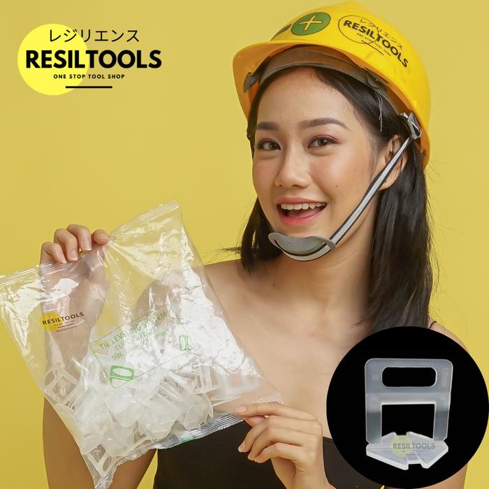 Promo 100 Buah Klip Keramik 1.5mm Pemasang Pengatur Jarak Tinggi Ubin ...