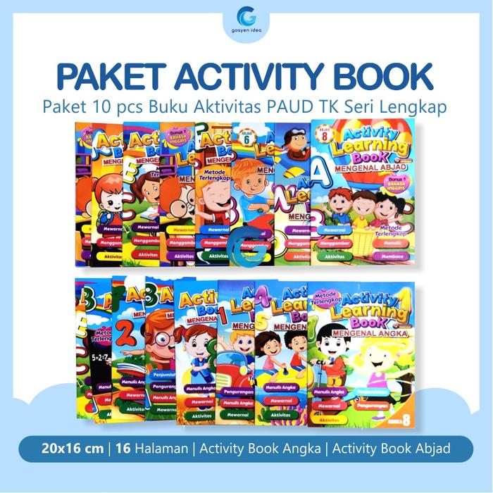 Jual Buku Edukasi Aktivitas PAUD TK Activity Book Isi 10 pcs - Kota ...