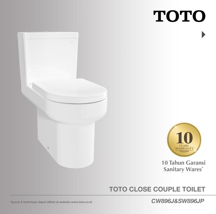 Promo TOTO Omni+ Closed Couple Toilet S-Trap / Kloset Duduk CW896J ...