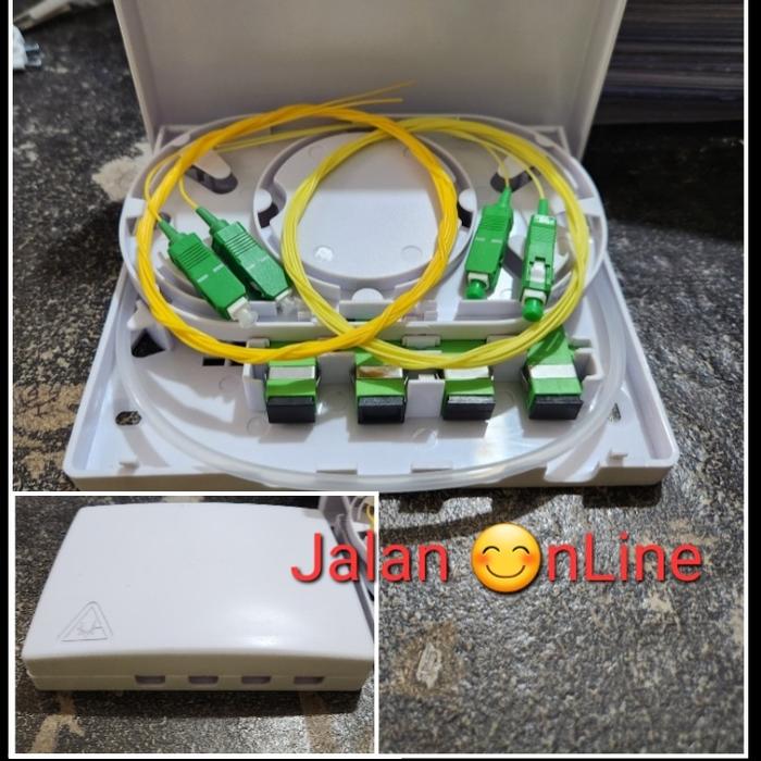 Jual Roset 4 Core Lengkap / kosongan SC UPC / SC APC Adaptor Pigtail ...