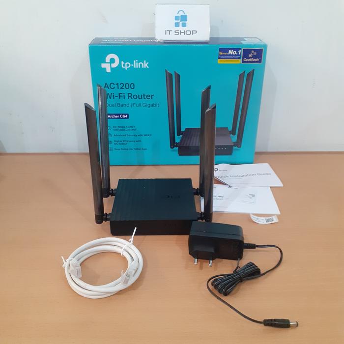 Jual Tp-link Archer C64 Ac1200 Wireless Mu-mimo Wifi Router Di Seller ...