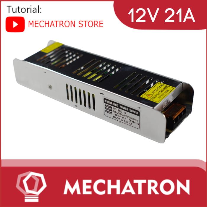 Jual Power Supply Switching 12V 21A PSU LED CCTV Adaptor Jaring 12 Volt ...