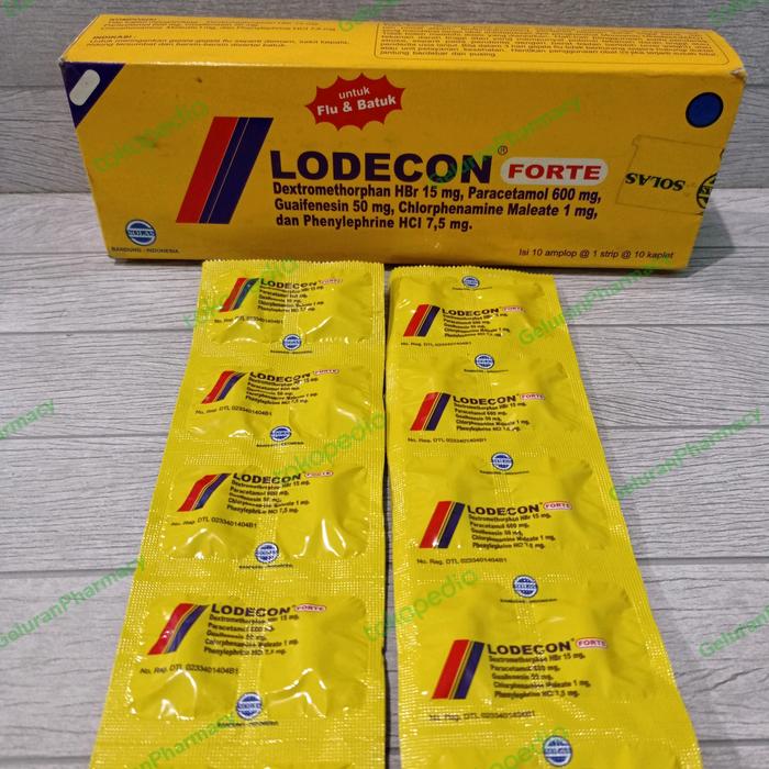 Jual Lodecon Forte Tablet | oabt batuk pilek | strip - Kab. Sidoarjo ...