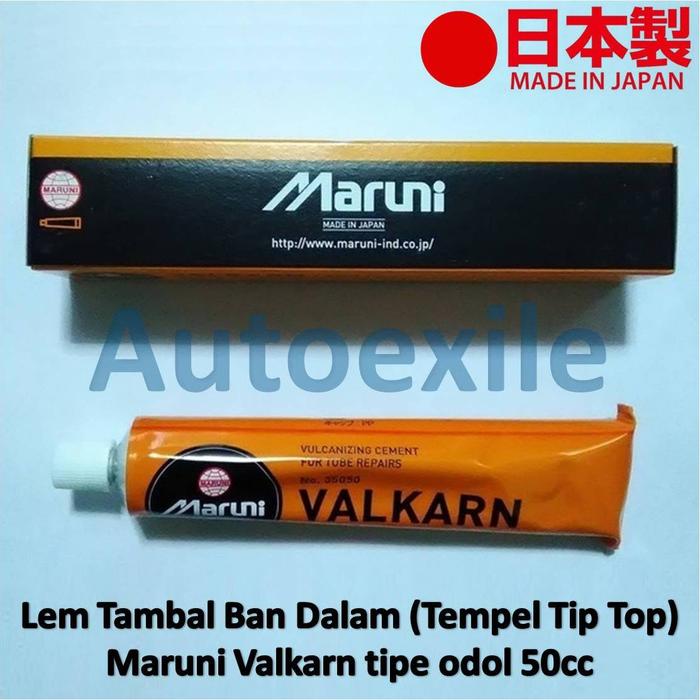 Jual Lem Tambal Ban Dalam Maruni Valkarn tipe odol 50cc Tempel Tip Top ...