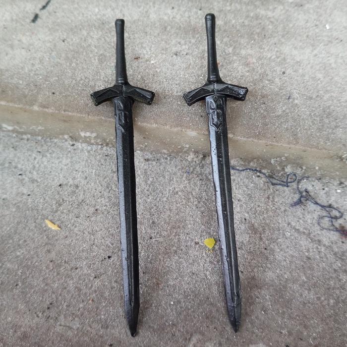 Jual pedang excalibur black action figure 1/12 kitbash figma shf weapon ...