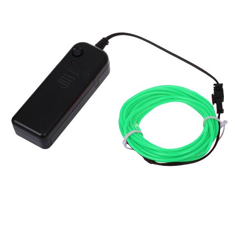 Jual (FREE TEMPAT BATERAI) Lampu Strip LED El Wire Fleksibel Neon ...