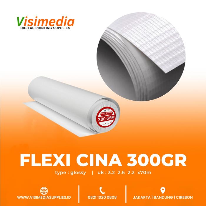 Jual Flexi Frontlite Glossy 300gr 3.2x70m | Bahan Spanduk | Bahan ...