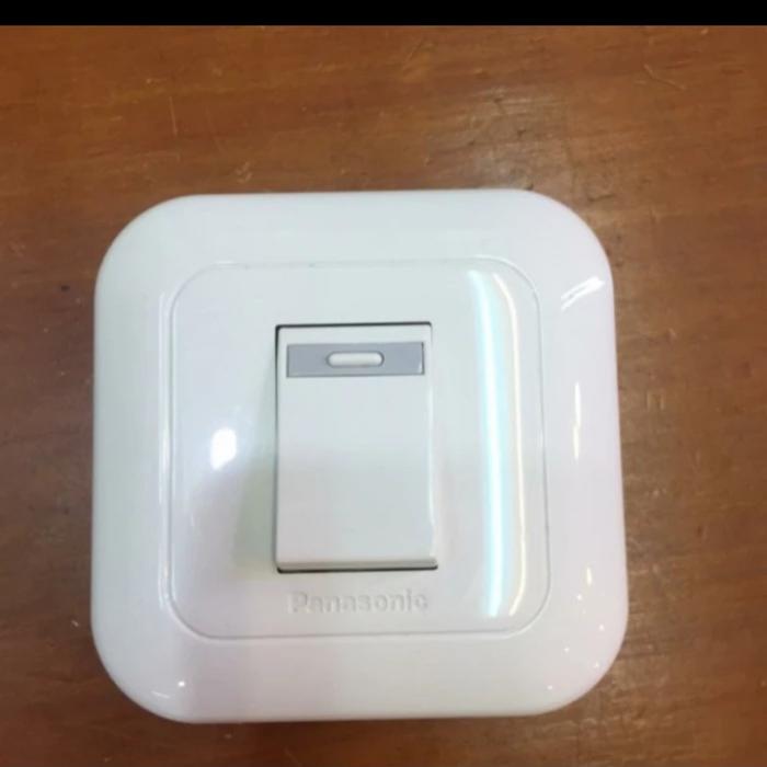 Jual saklar sakelar single 1g 1 gang engkel tunggal panasonic - WIDE ...