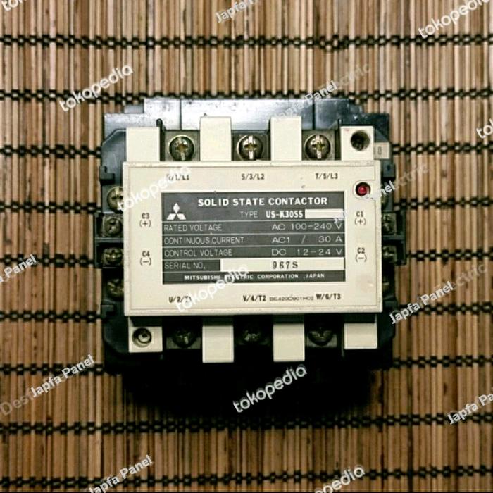 Jual Solid State Contactor Mitsubishi US-K30SS 3Phase Original Japan ...