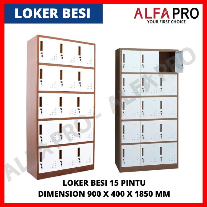 Jual Loker besi Locker Besi 15 Pintu - Lemari Locker Besi Murah - Kota ...