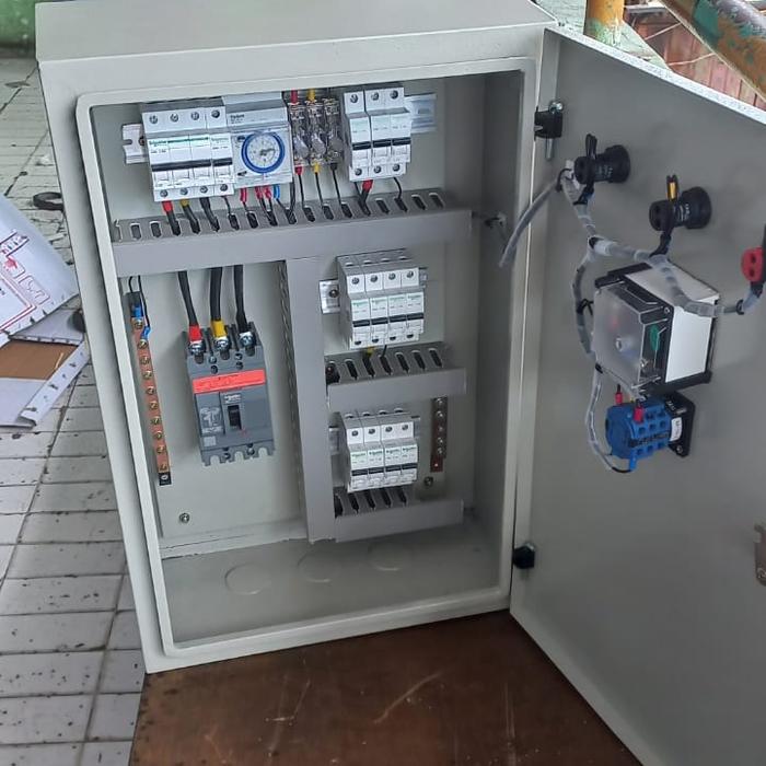 Jual Panel Listrik 3phass 100A + Timer Theben Panel Jadi - Jakarta ...