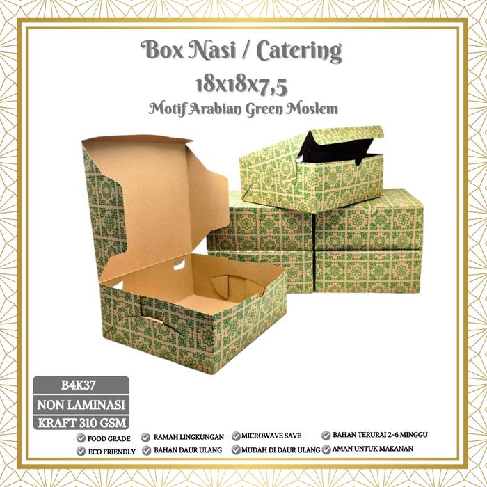 Jual Box Nasi Kotak Box Nasi Catering Dus Nasi 18X18 (B4K37-18X18X7.5) - Jakarta Selatan - Boxs ...