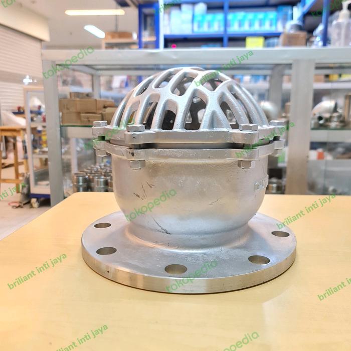 Jual Foot Valve Stainless 304 10" (inch) foot valve Flange jis 10k ...