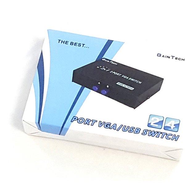 Jual Usb 2.0 data switch printer manual gaintech 2 port sharing 2x1 Gt ...