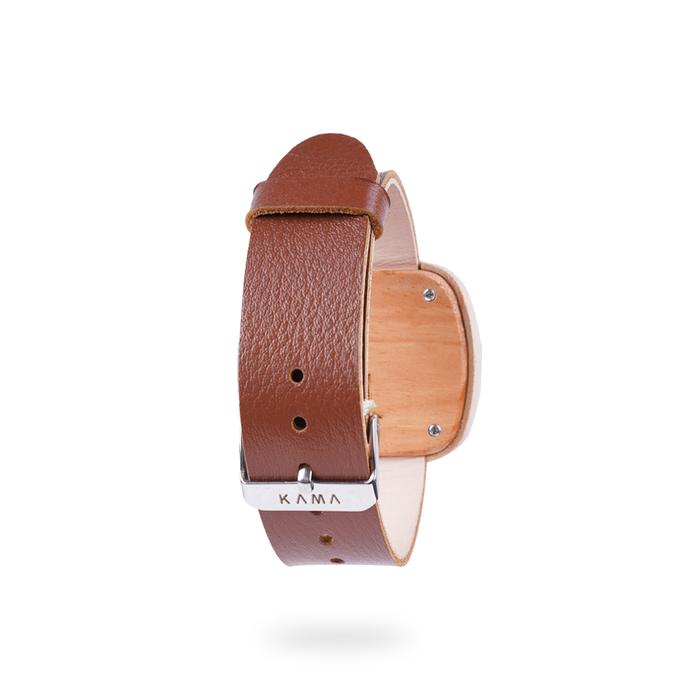 Jual Kama Watch 2.0 Jam Tangan Kayu Maple Dial Putih Pria - Baby Blue ...