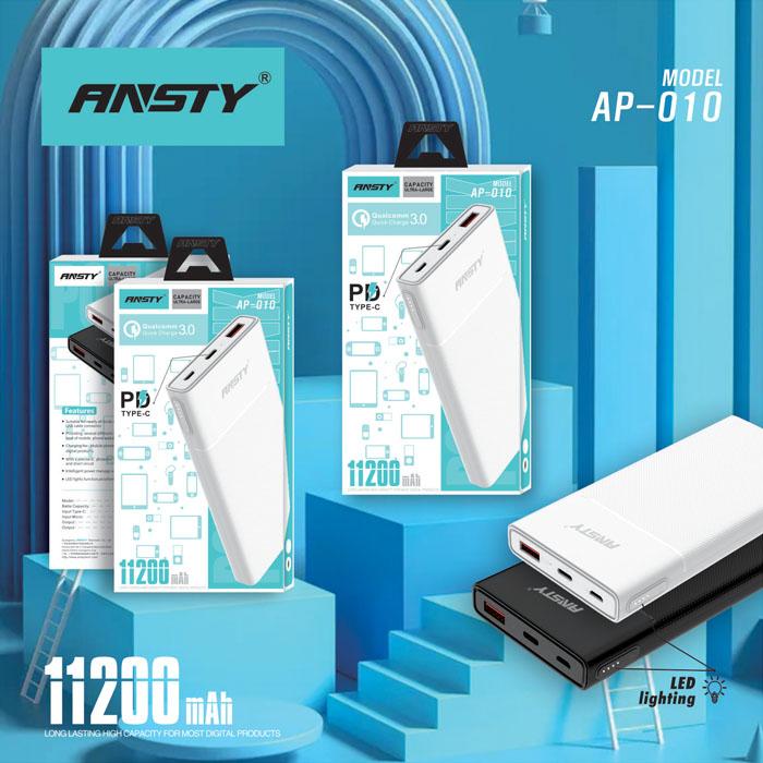 Promo ANSTY POWERBANK AP-010 - POWERBANK 2 USB SPEED POWER USB DAN PD ...