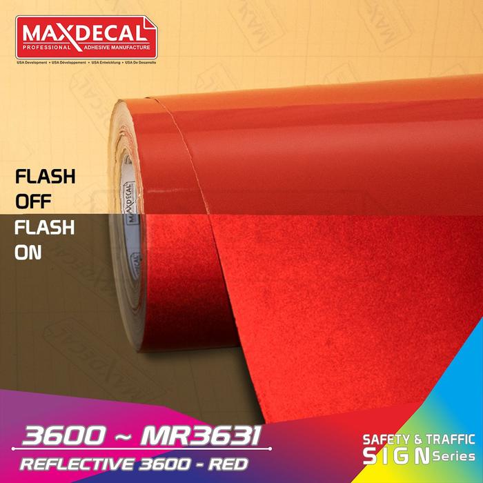 Jual MAXDECAL Reflective 3600 Scotchlite Mata Kucing Reflektor 60cm ...