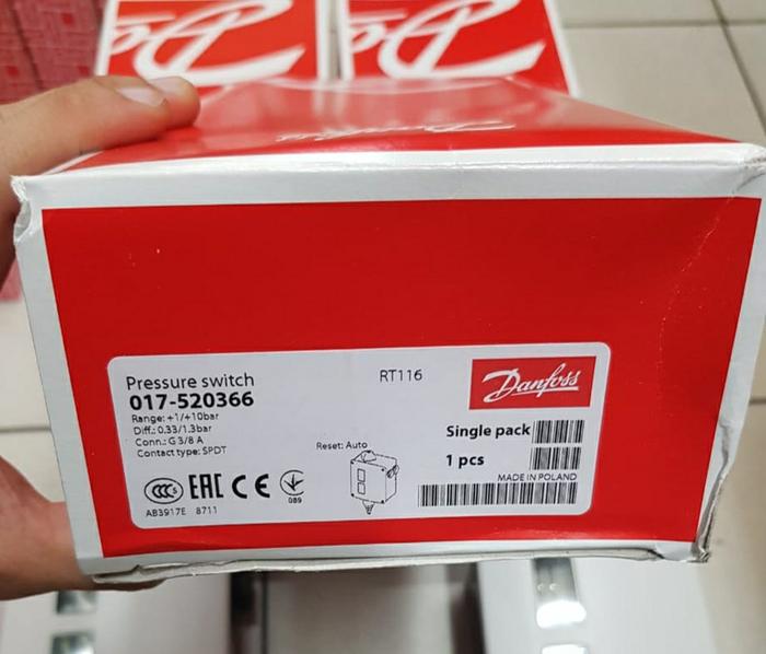 Jual DANFOSS Pressure Switch RT116 017-520366 - Jakarta Utara - ciptalestari teknik | Tokopedia