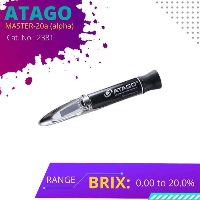 Jual Atago Master-20a (alpha) Cat. No 2381 Hand Held Refractometer ...
