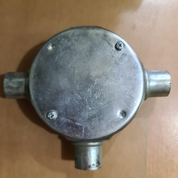 Jual Conduit Tdus T dus Galvanis Besi G16 1/2 inch junction cabang 3 T ...