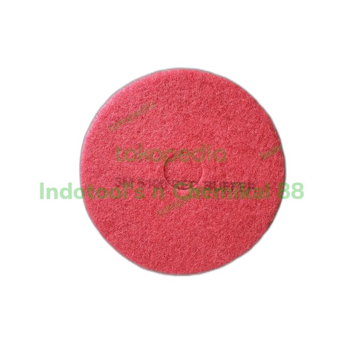 Jual 3M Buffing Pad Merah 17 Inch / Floor Pad 17" Red - Jakarta Barat ...