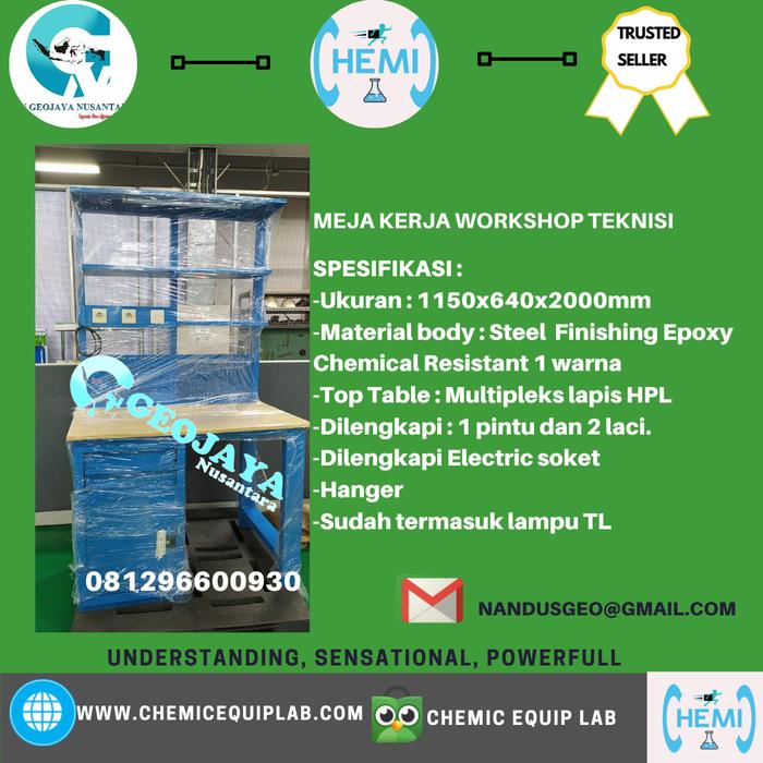 Jual MEJA KERJA WORK BENCH WORKSHOP BENGKEL TEKNISI STEEL EPOXY - Kab ...