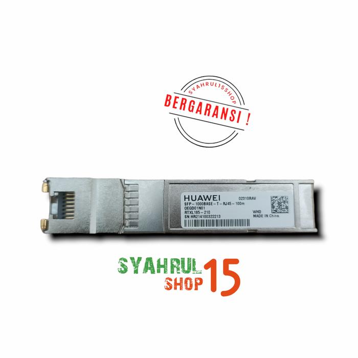 Jual SFP HUAWEI 1000BASE-T-RJ45-100m - Jakarta Utara - Syahrul15shop | Tokopedia